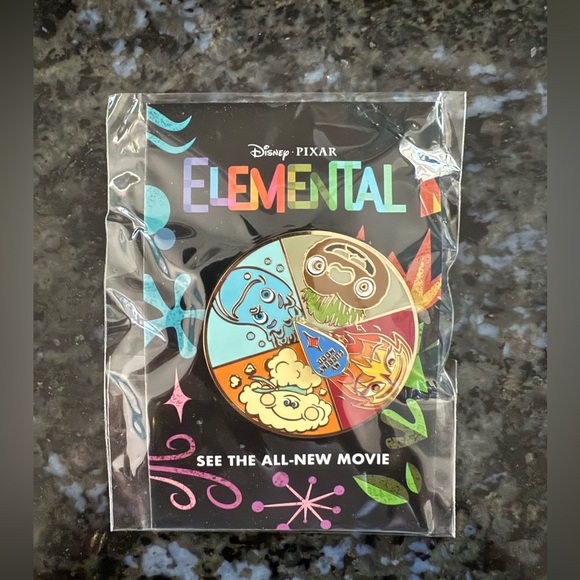 Disney | Jewelry | Disney Pixar Elemental Collectible Pin Movie ...